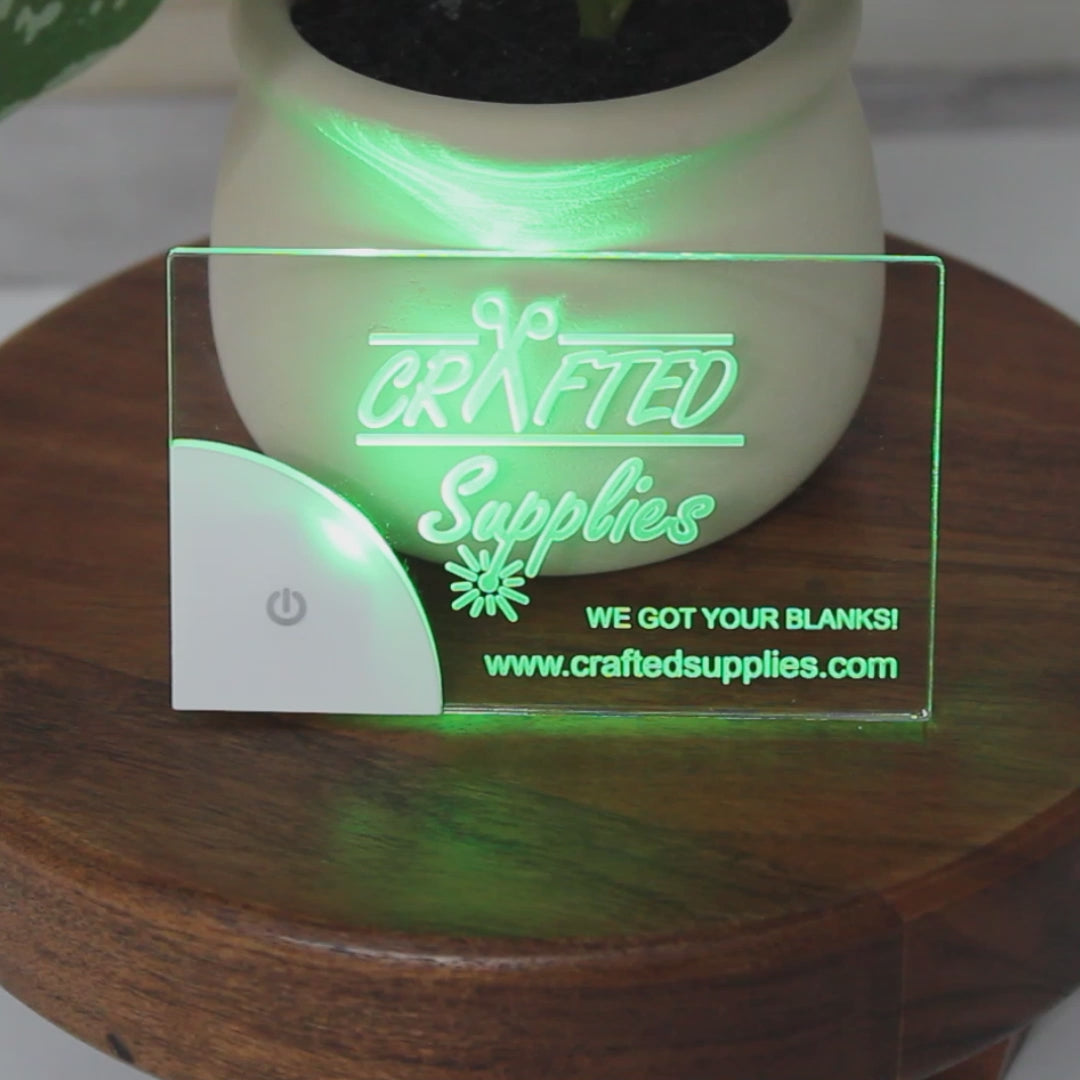 LED Business Card – CraftedSupplies
