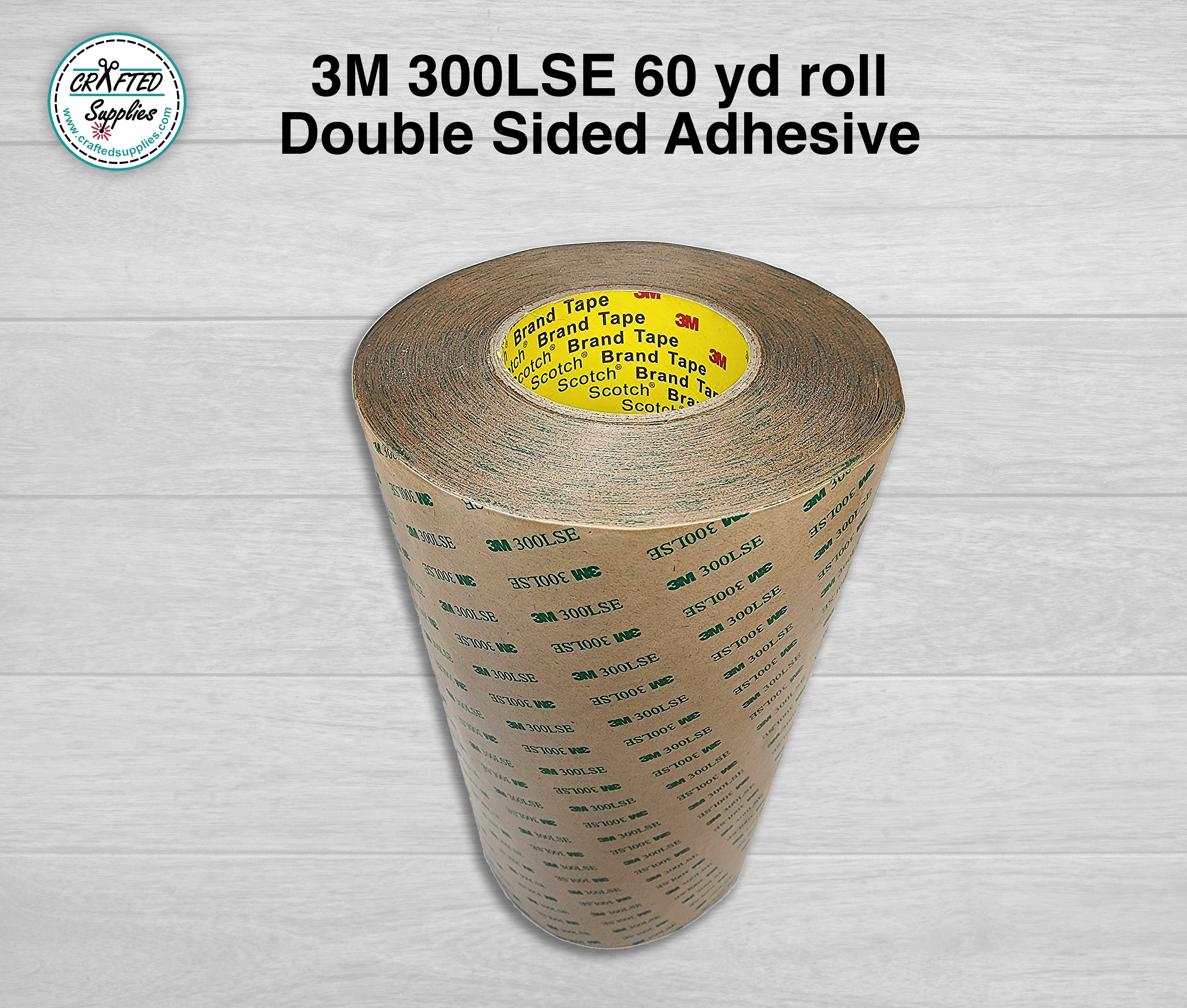 3M 300LSE Double Sided Tape, 12" x 60yd roll – CraftedSupplies