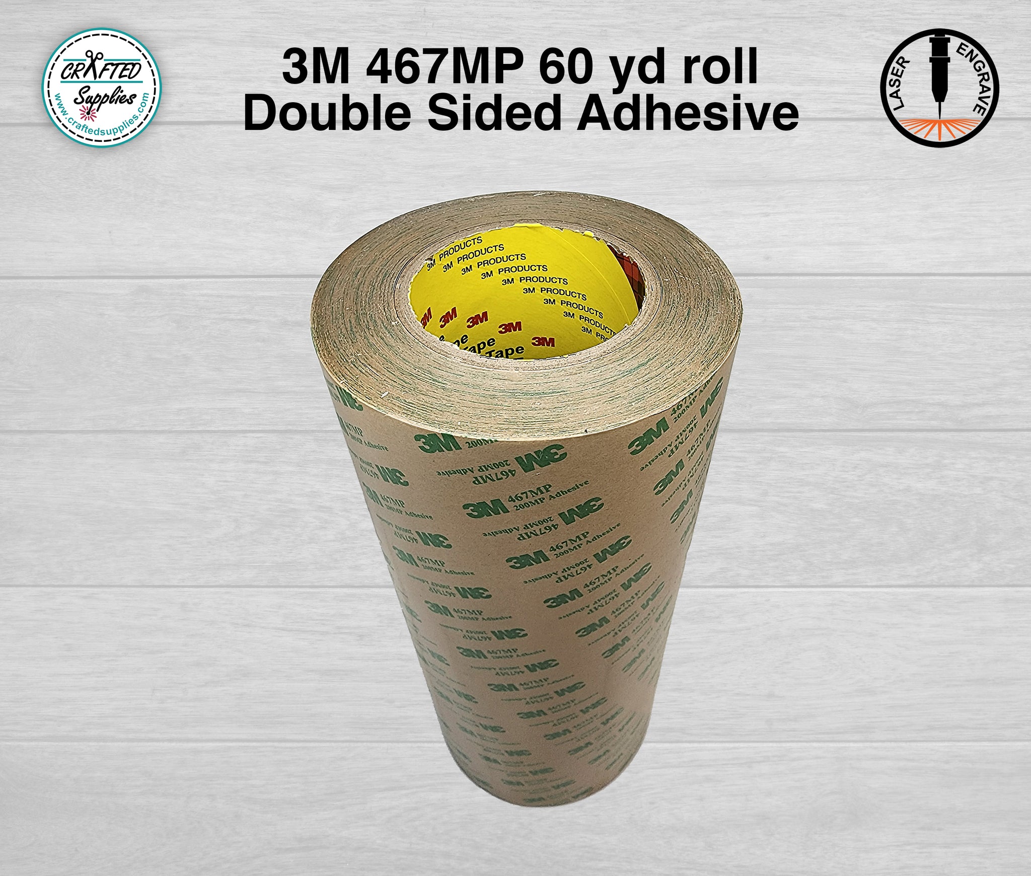 3M 467MP Double Sided Tape, 60yd Roll – CraftedSupplies